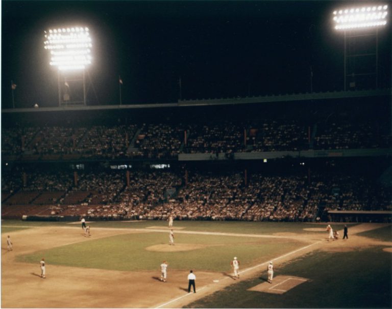 First Night Game in Major League History – National Ballpark Museum